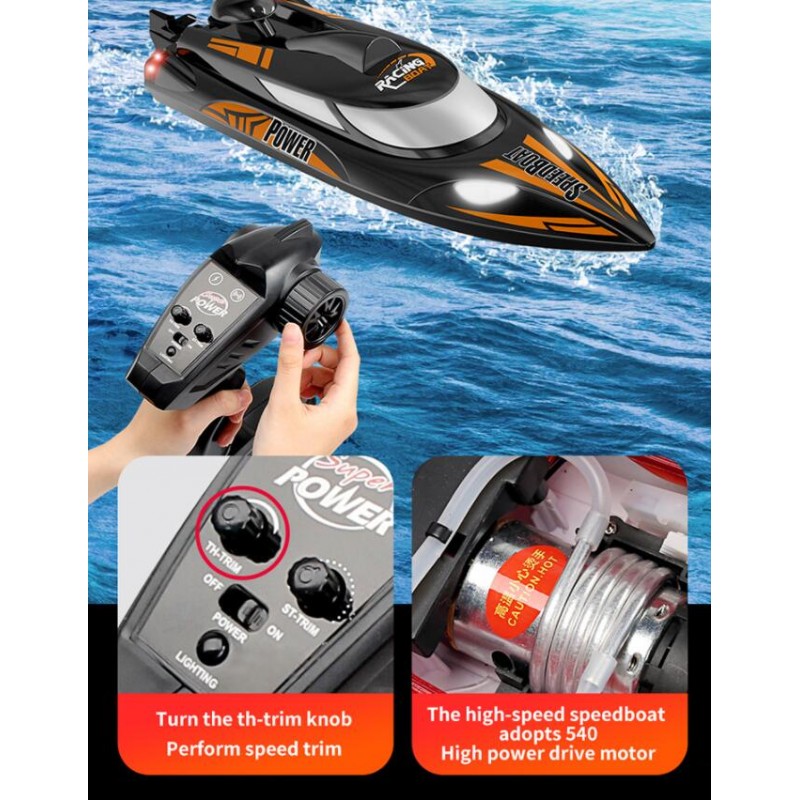 HONGXUNJIE HJ810 HJ810B Racing Boat, High speed Racing RC Boat